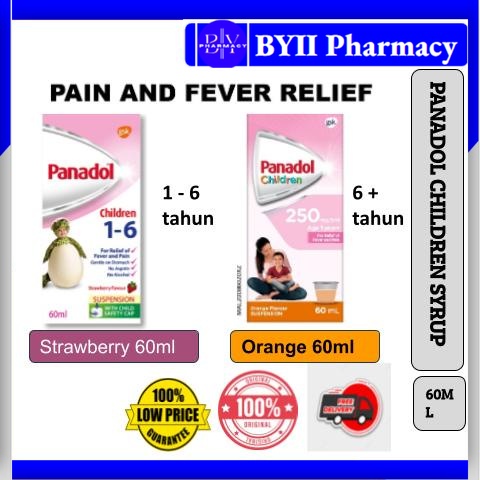 Panadol Children Suspension/Syrup 60ml | Shopee Malaysia