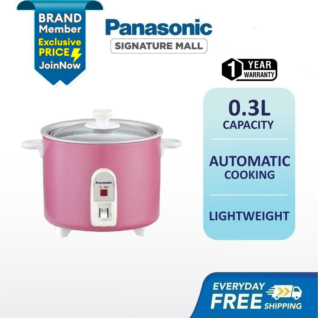 PANASONIC SR-3NAP Baby Rice Cooker 0.3L 0.16KG SR-3NAASK Auto Cooking ...