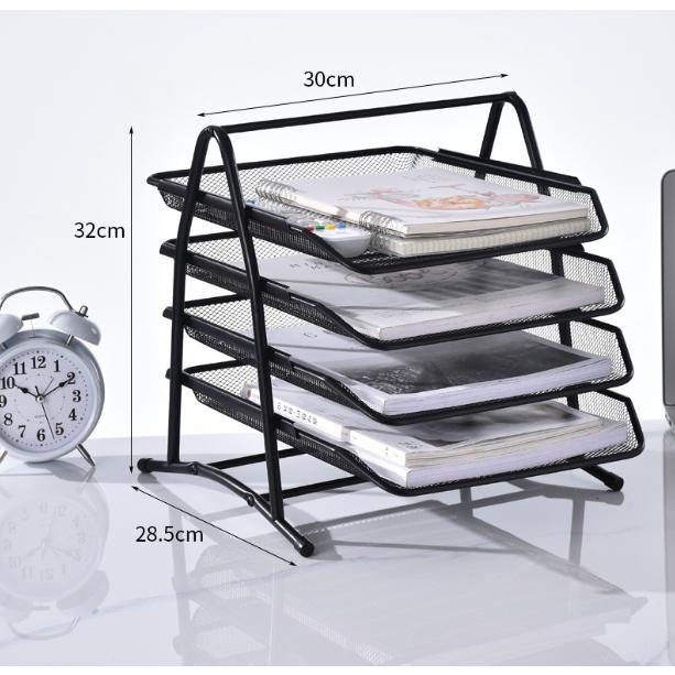 4 Layer Office Stationery Document A4 Size File Folder Metal Wire Mesh ...
