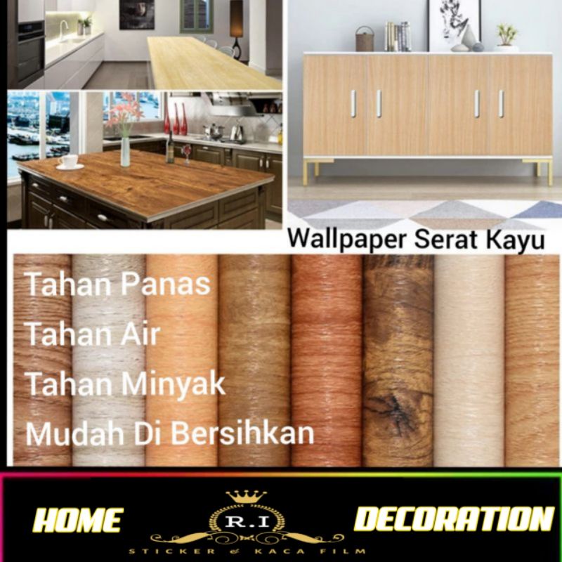 KAYU Pvc Deco SHEET STICKER Upholstery Furniture Cupboard Triplex Table ...