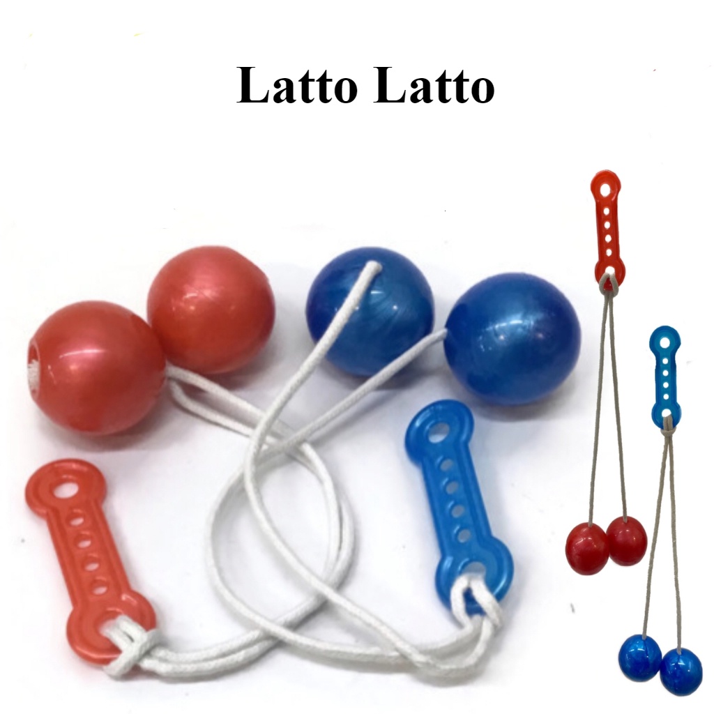 Toy Latto Latto Viral Old School Toy Click Clack Ball Bump Ball ...