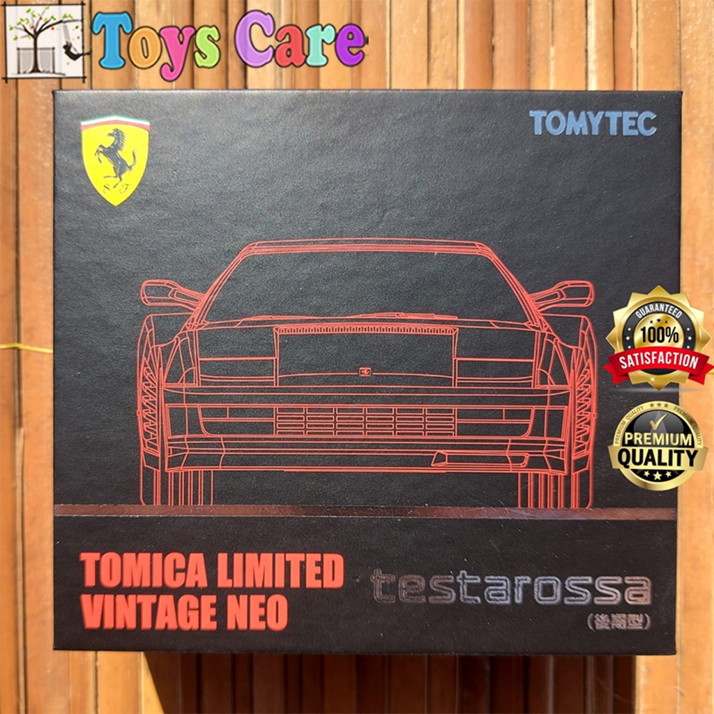 MERAH Tomica LIMITED VINTAGE NEO TLV FERRARI TESTAROSSA Red - TOMYTEC ...