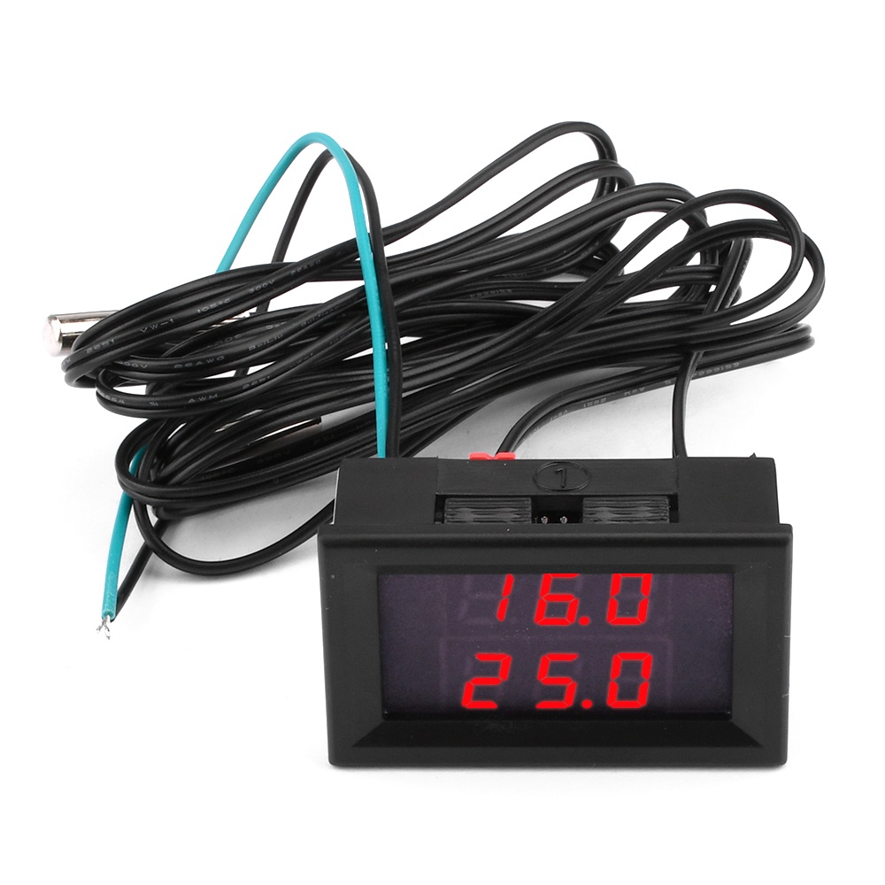 Pcbfun Dc4-28v Thermometer Digital Temperature Sensor Ntc Metal Probe ...