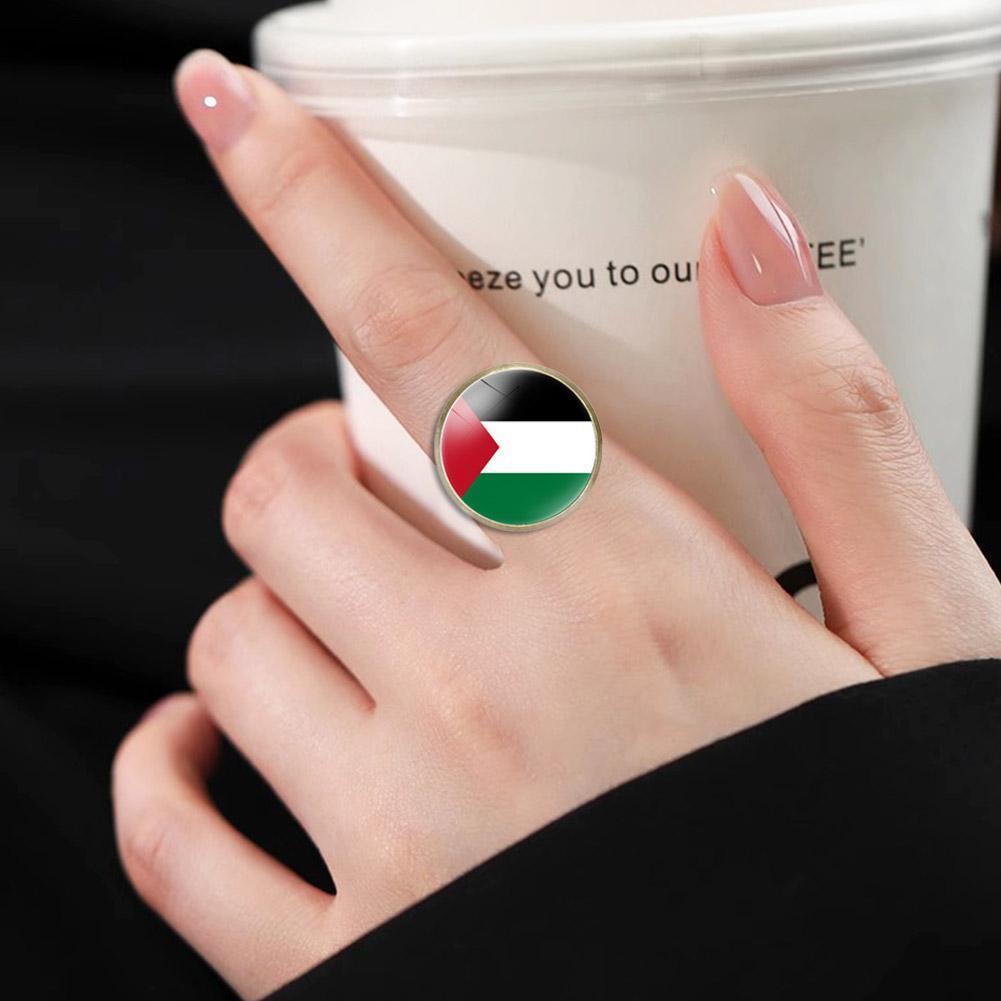 Gaza Free -Palestine Palestinian Diplomat Adjustable Opening Ring ...