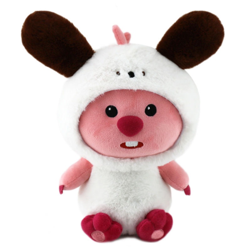 22cm Cute Change Costume Beaver Loopy Fruit Series Doll Plush Stuffed ...