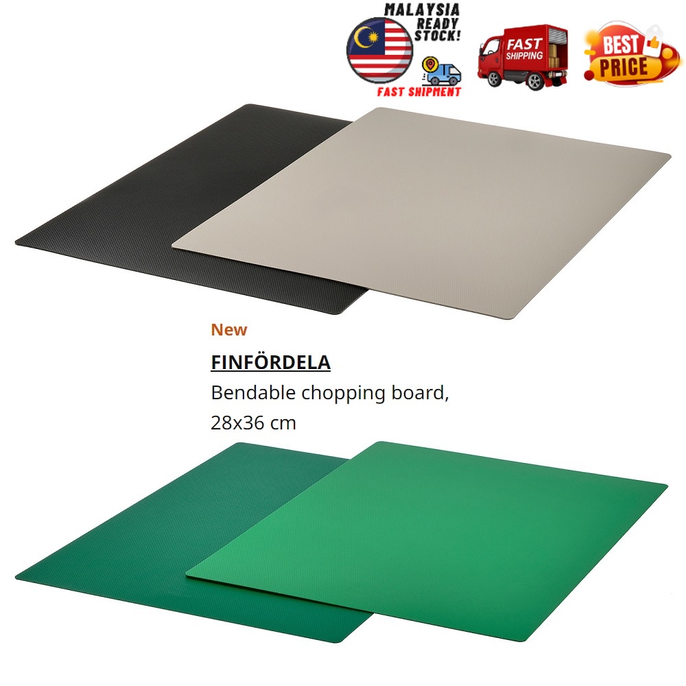 MINIKEA [Set of 2][28x36cm] Bendable Chopping Board . Flexible Cutting ...