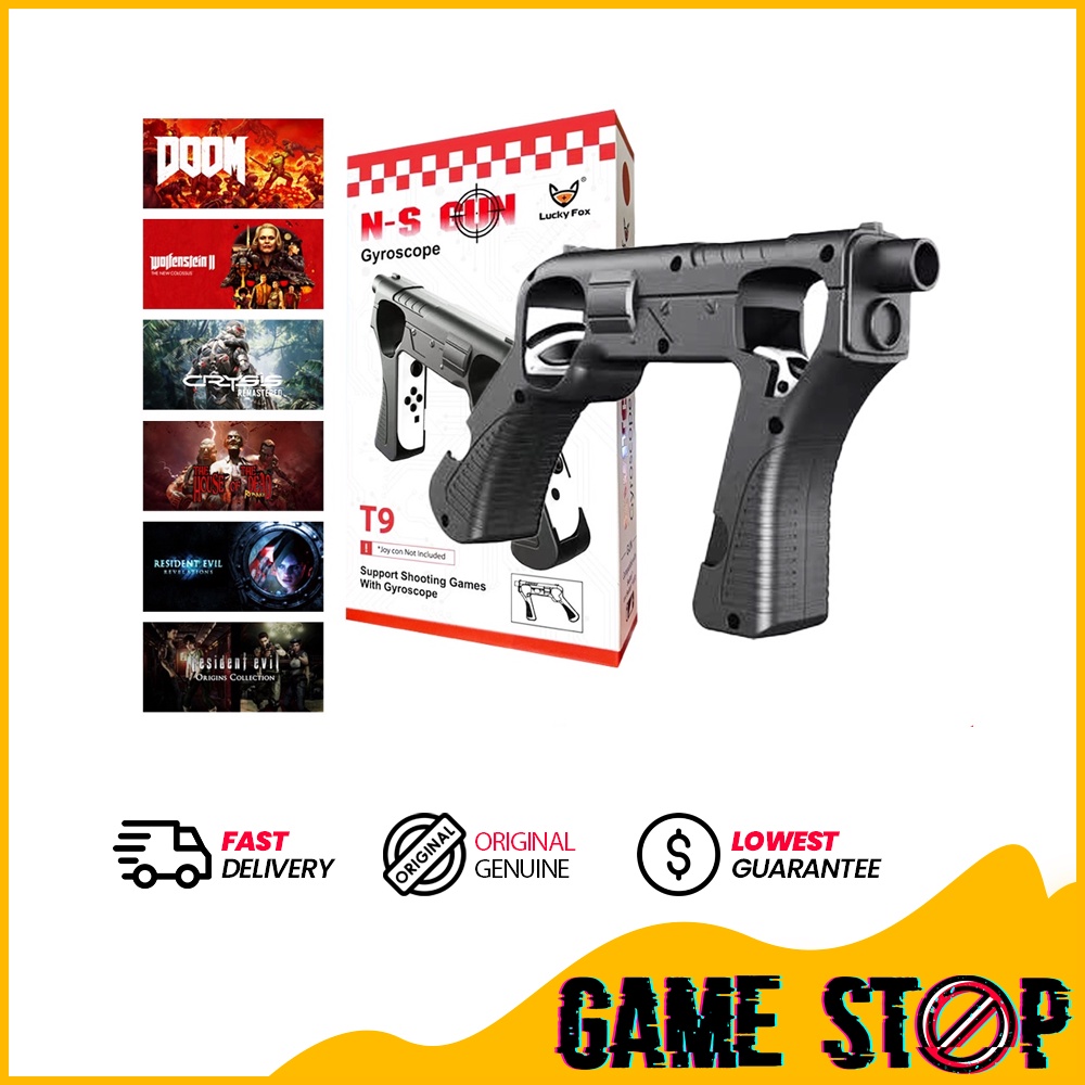 Lucky Fox NSW Nintendo Switch Gun Gyroscope T9 (Support Shooting Games ...
