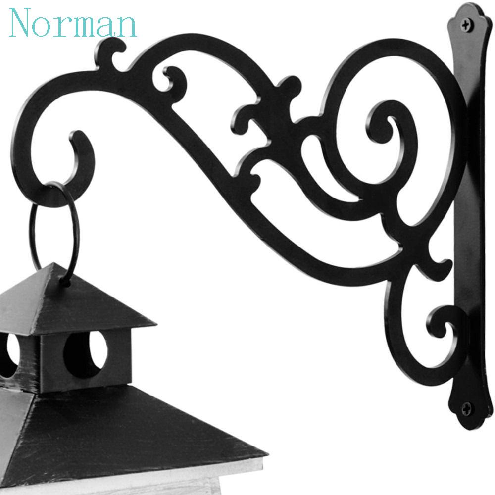 NORMAN Flowe Pot Bracket, Wall Hanging Stable Plant Bracket Hook ...