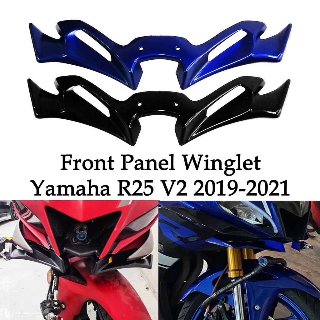 Front Panel Winglet Yamaha R25 V2 2019-2023 | Shopee Malaysia