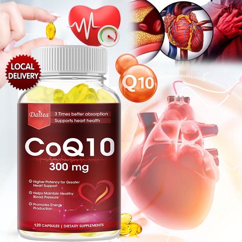 C0Q10 Coenyme 300 Mg Promotes immunity & HeartSupport Provides Enegy ...