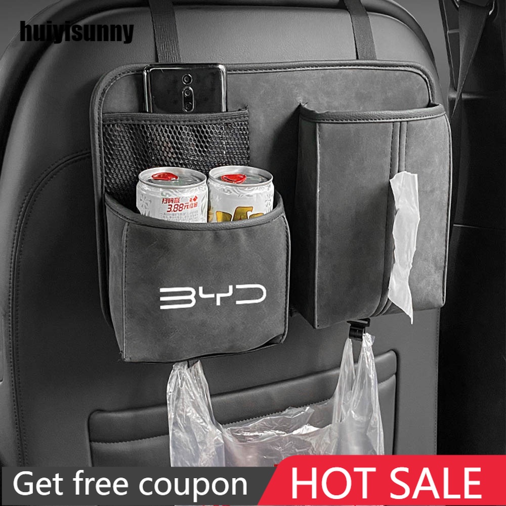 HYS Car seat rear storage box suitable for BYD Atto 3 Act Seal Tang F3 ...