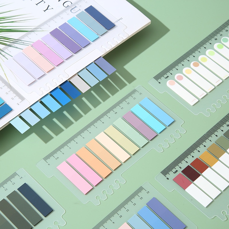 Pastel Coloured Sticky Notes 200pcs Transparent Post-it sort label ...