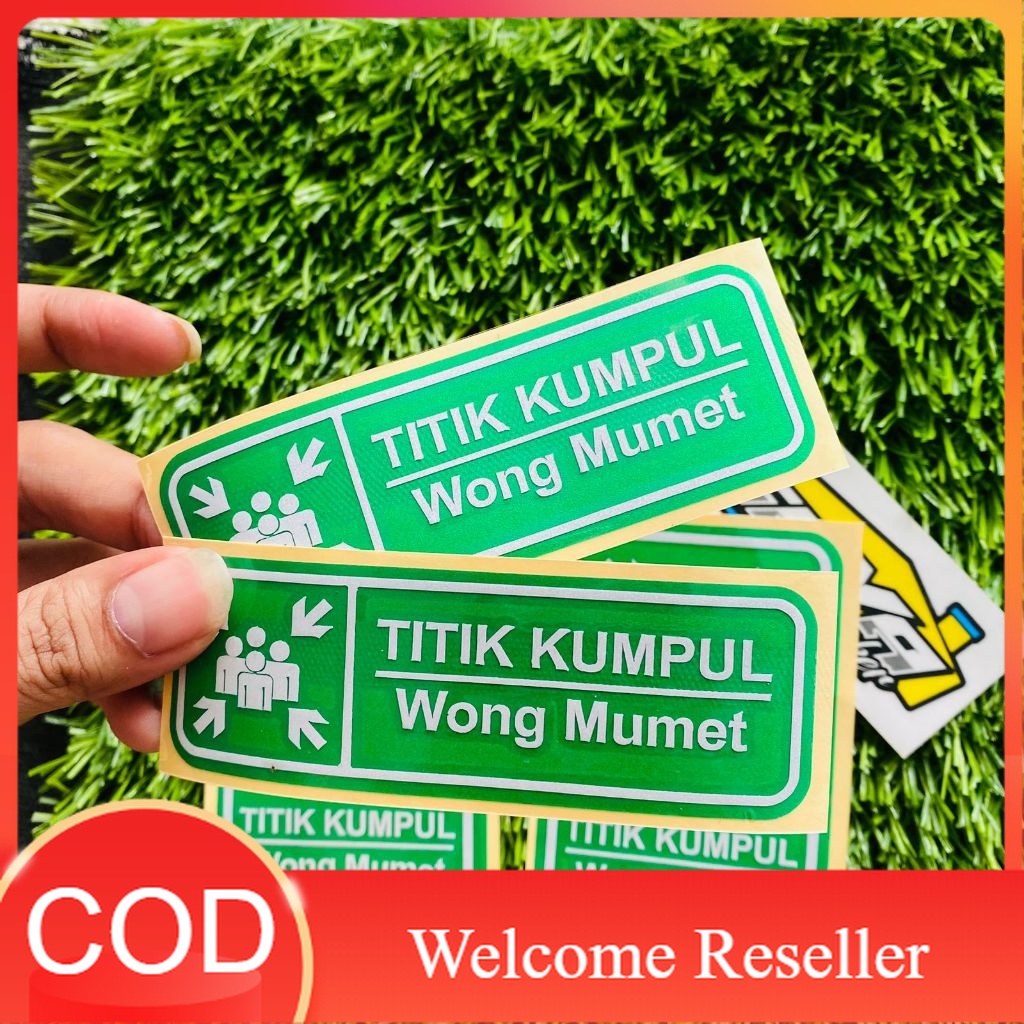 Motorcycle sticker - POINT KUMPUL WONG MUMET sticker JDM motorbike car ...