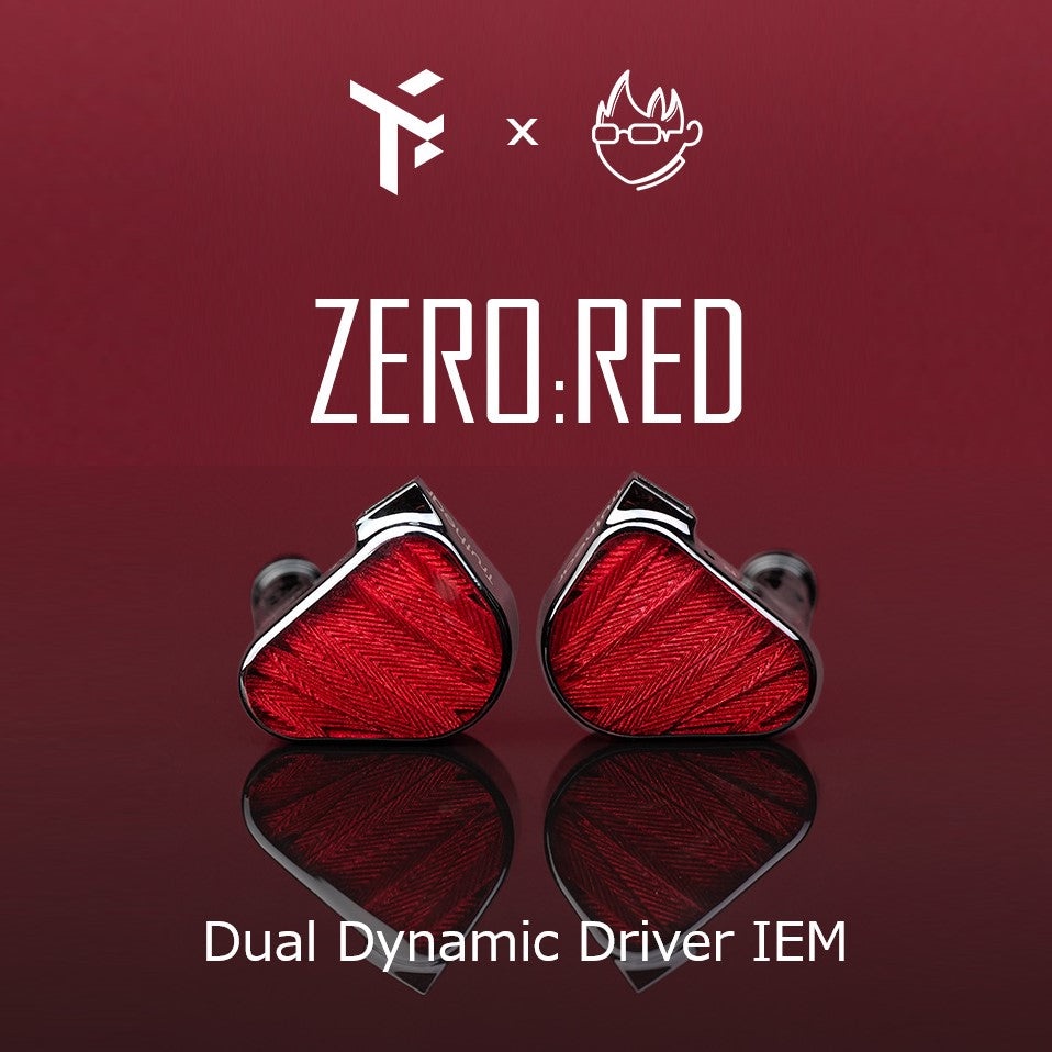 Truthear ZERO:RED / ZERO RED - Crinacle Target Collaboration (10mm+7 ...