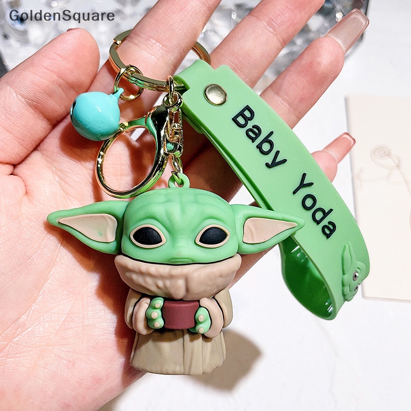 GG Disney Star Wars Baby Yoda Keychain Cartoon Anime Mandalorian Figure ...