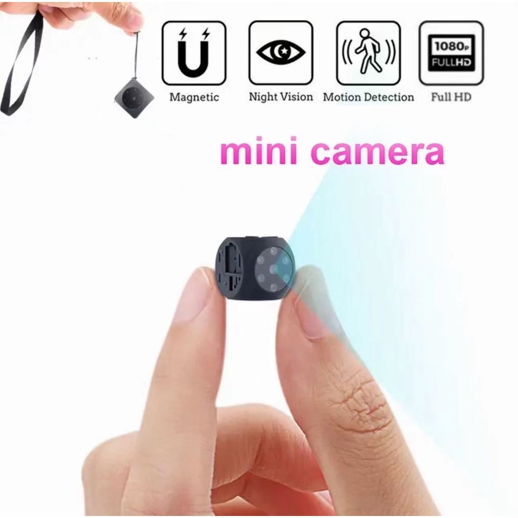 Mini Camera 1080P HD Night Vision Video Recorder Wide Angle Motion ...