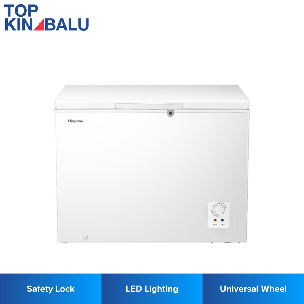 [SABAH ONLY] HISENSE 350L FC428D4BWYS CHEST FREEZER | Shopee Malaysia
