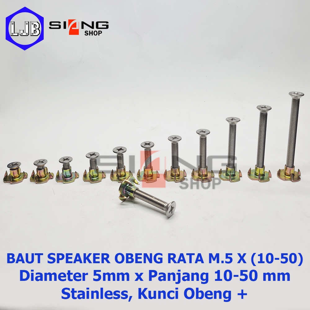 Speaker Bolt M5 JF Stainless Claw Nut | Shopee Malaysia