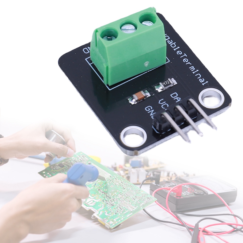 DS18B20 Temperature Sensor Board with Waterproof Probe Plugable ...