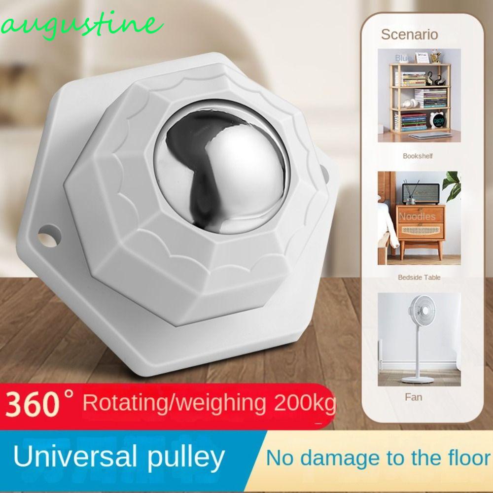 AUGUSTINE 4PCS Universal Wheel, Whirl Heavy Duty Universal Pulley, Mute ...