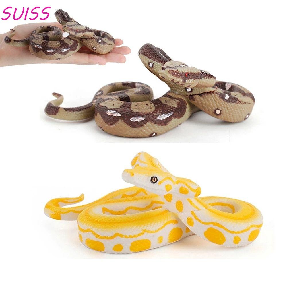 SUISS Snake Toy Halloween Toys Prank Toy Realistic Snake Animals Models ...