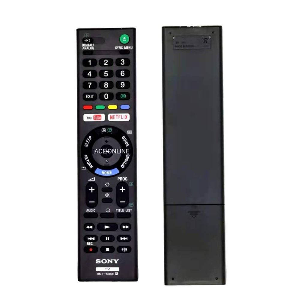 High Quality SONY RMT-TX300E BRAVIA SMART TV REMOTE CONTROL YOUTUBE ...