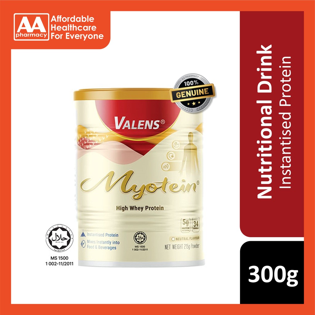Valens Myotein (Instantised High Whey Protein) 300g | Shopee Malaysia