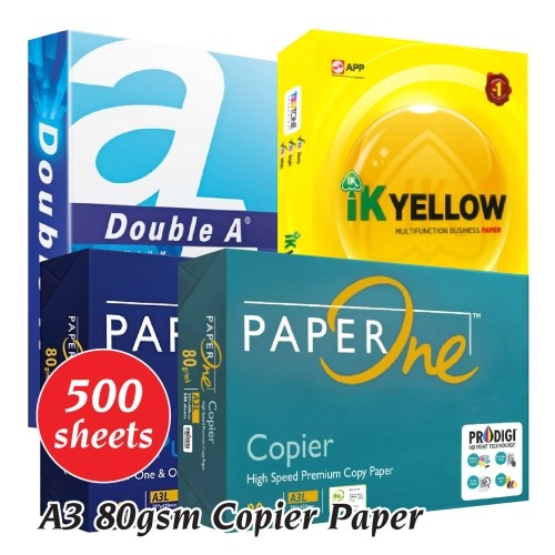 A3 80gsm Copier Paper | A3 Photostat Paper | A3 IK Yellow | A3 Double A ...
