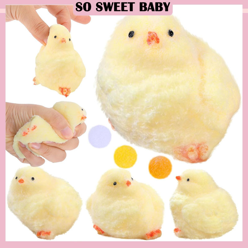 Big Soft Squishy Chicken Toys Fidget Squeeze Stress Relief Toys Sensory ...