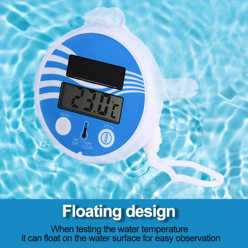 Floating Digital Pool Thermometer Solar Swimming Pool Floating ...