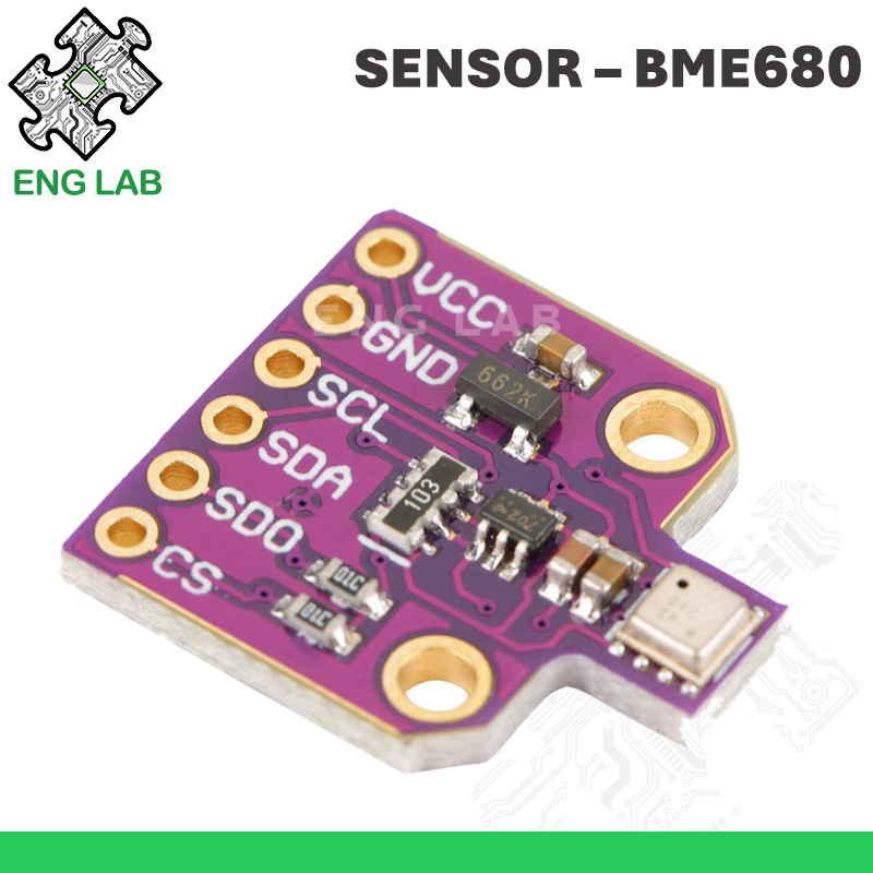 Englab★bme680 Atmospheric Pressure Measurement Sensor Temperature Pressure Monitor Module For 
