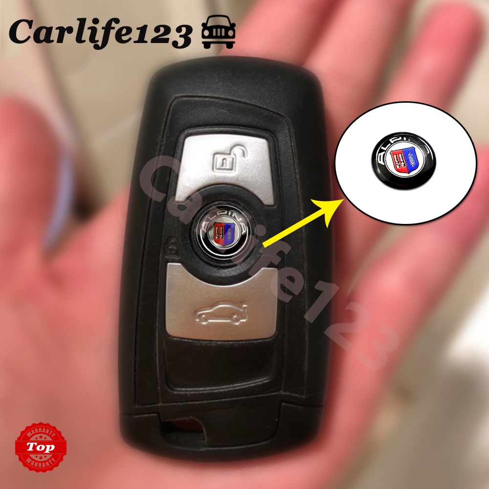 For BMW Alpina Remote Key Logo Emblem Sticker F30 F31 F32 F34 F36 X3 X5 ...