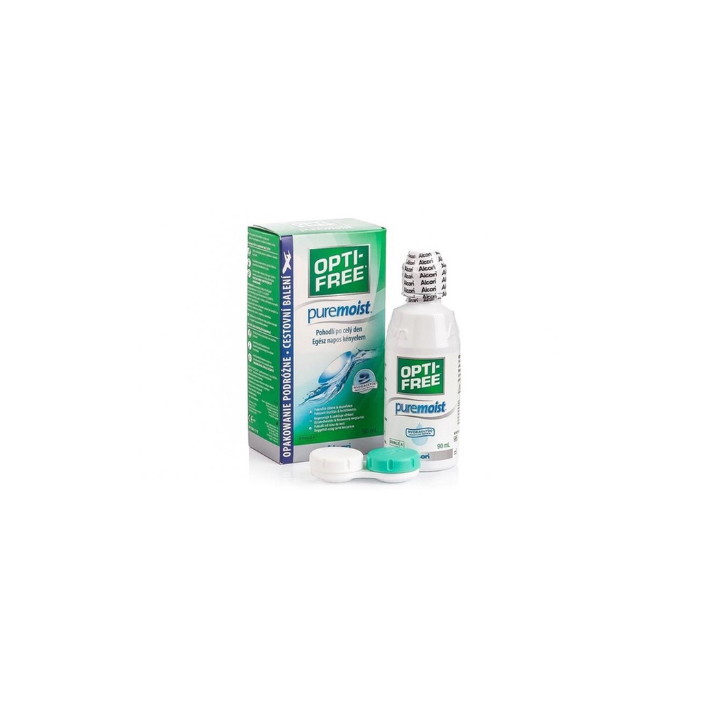 OPTI FREE Pure Moist 90ml (All Day Comfort) (Exp: 09/2024) | Shopee ...