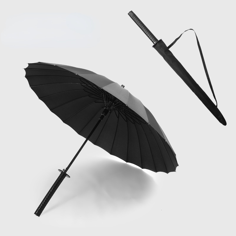 Spot Samurai Umbrella Sword Handle Umbrella Large Windproof Automatic ...