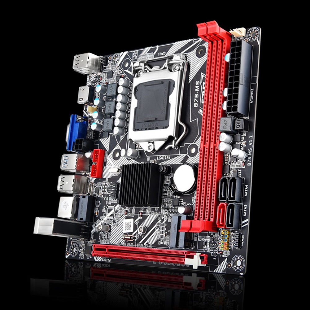 Rain B75-MS MINI ITX Motherboard LGA 1155 Supports USB3.0 SATA3.0 HDMI-compatible/VGA/NVME M.2 ...