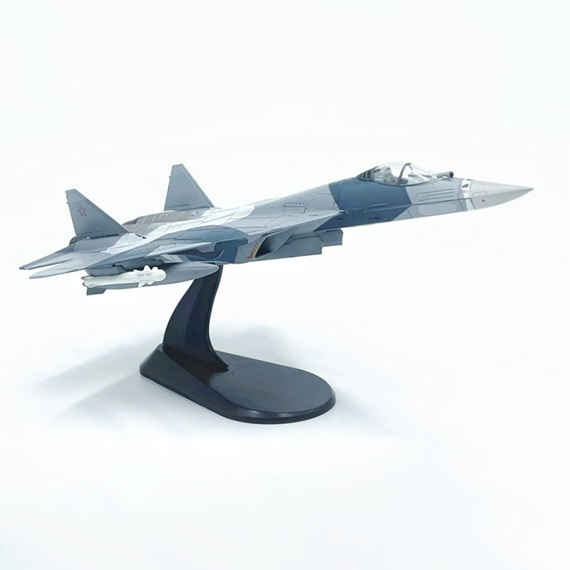 Diecast Metal Alloy 1/100 Scale Russian Su 57 SU57 Fighter Airplane ...