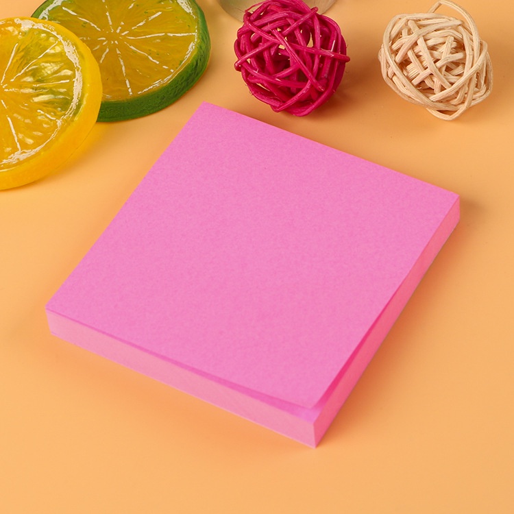 Memo Sticky Note 3 x 3" 100 Sheets Deep Color Paper Patch Reminder ...