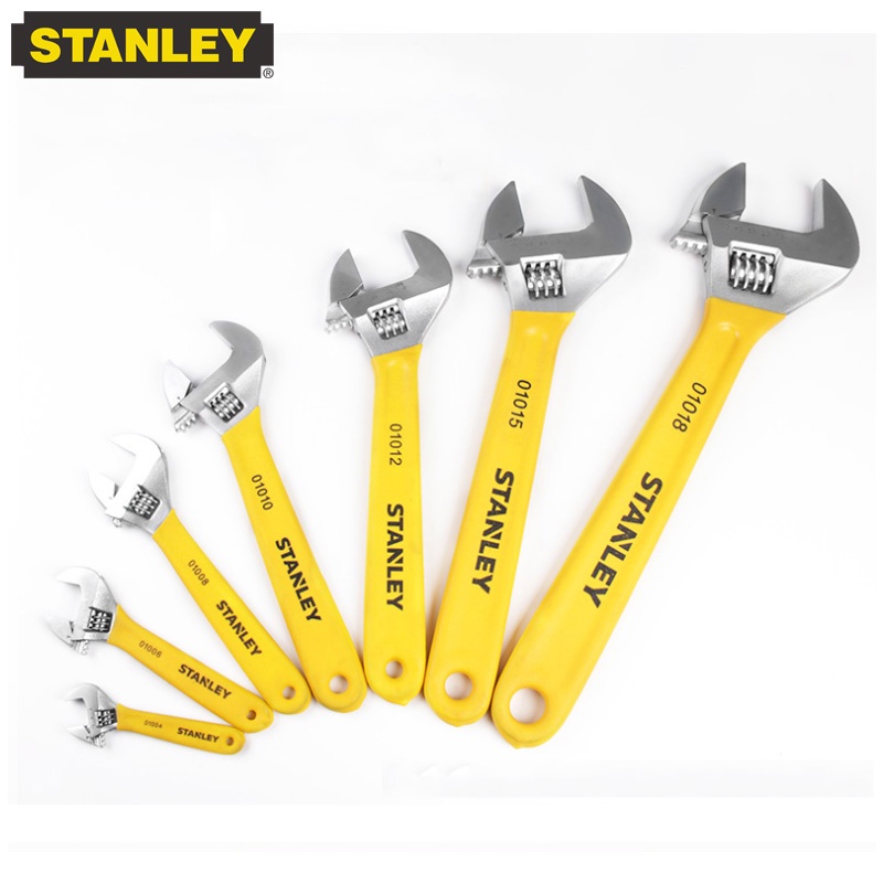 Stanley 4/6/8/10/12 Inch Adjustable Wrench Multifunctional Large ...