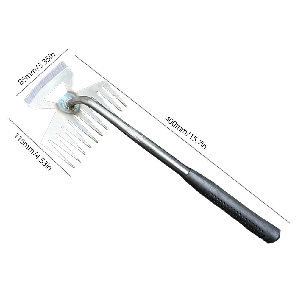 2 In 1 Hand Weed Remover Ergonomic Handle Manual Loose Soil Weeder ...