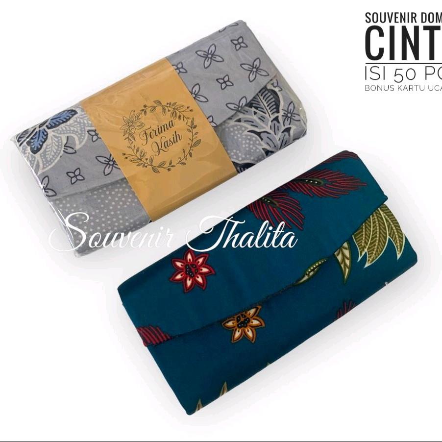 [1 Pc] Wedding SOUVENIR BATIK Wallet Contents Folding Wallet, Women's ...