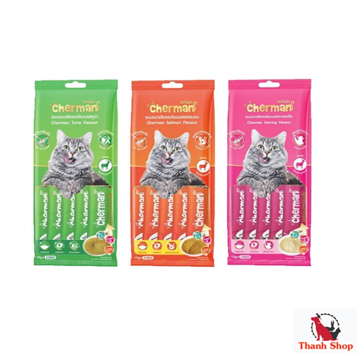 5 Sachets Cherman Lick Cat Treats 12g | Shopee Malaysia