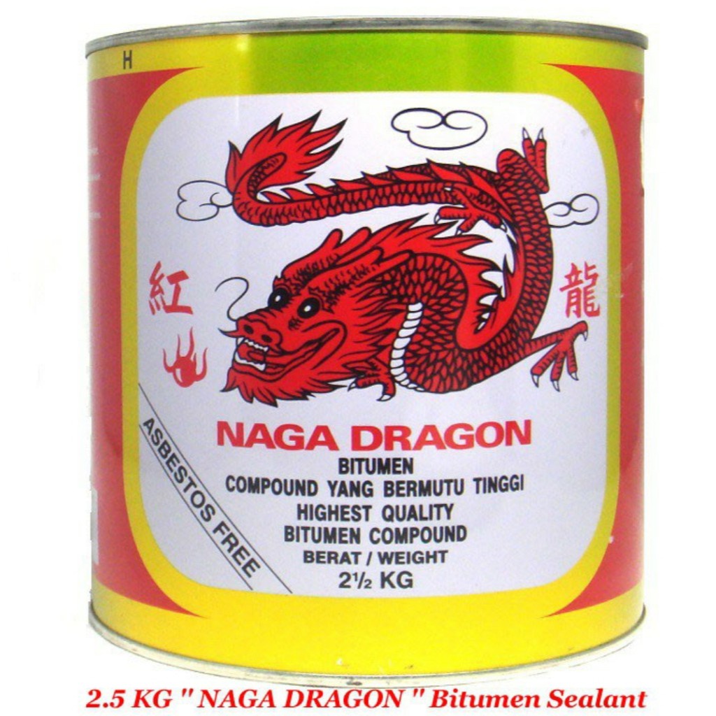 Bitumen Sealant Naga Dragon Bitumen Compound 2.5KG Weather Roofing ...