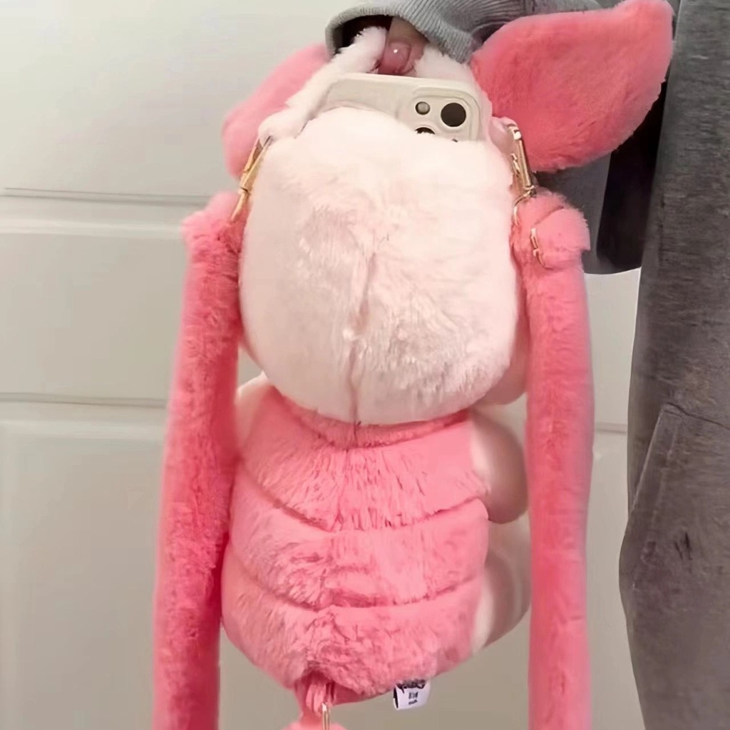 Disney Piggy Pigy Bag Piggy Pig Backpack Ham Pig Plush Doll Backpack ...