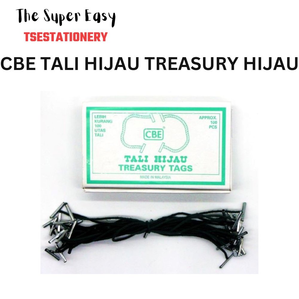 Treasury Tag / Green Tag / Tali Hijau / T3/T4/T5/T6/T7/T8/T9/T10/T11/T12 | Shopee Malaysia