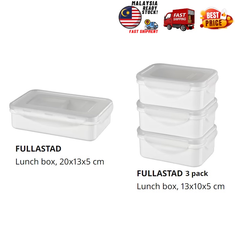 MINIKEA Lunch Box . Food Container with Compartment . Bekas Makanan ...