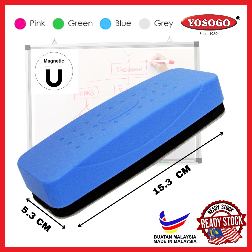 [Super SaverS] YOSOGO Magnetic Whiteboard Duster Eraser Duster Cleaner with Two Erasing Surface ...