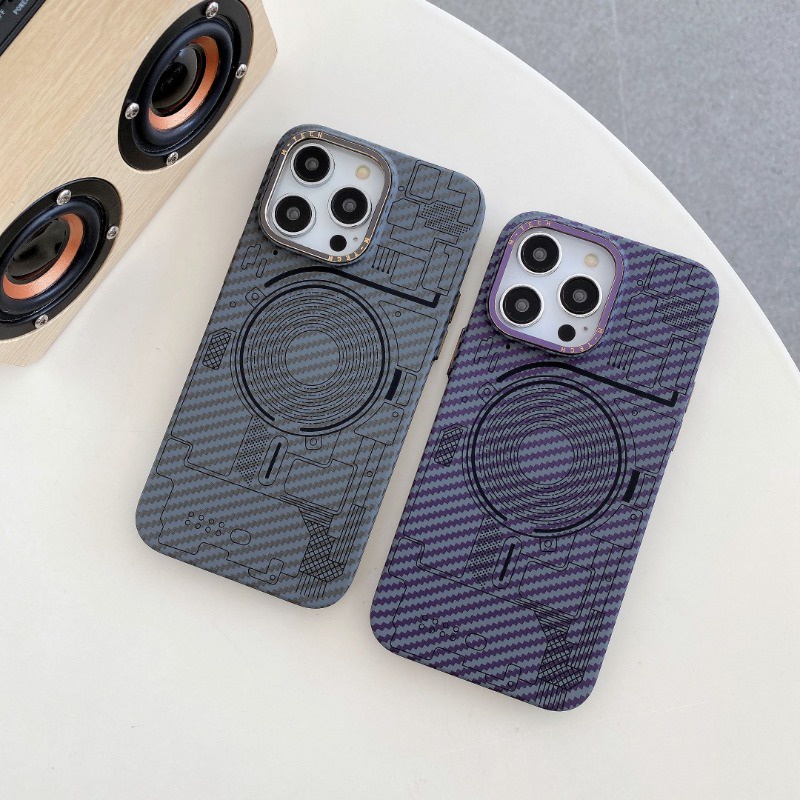 IPhone 15 13 14 Pro Max Mechanical Carbon Fiber Phone Case IPhone 15 ...