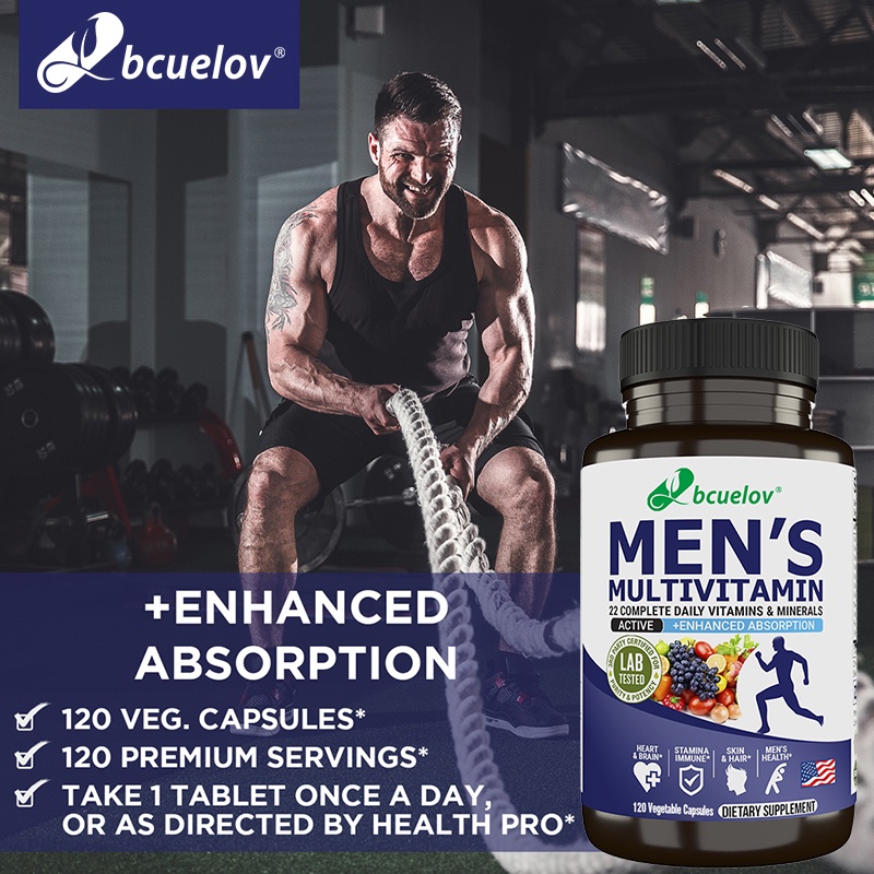 Men's Health Daily Multivitamin Nutritional Supplement To Relieve ...