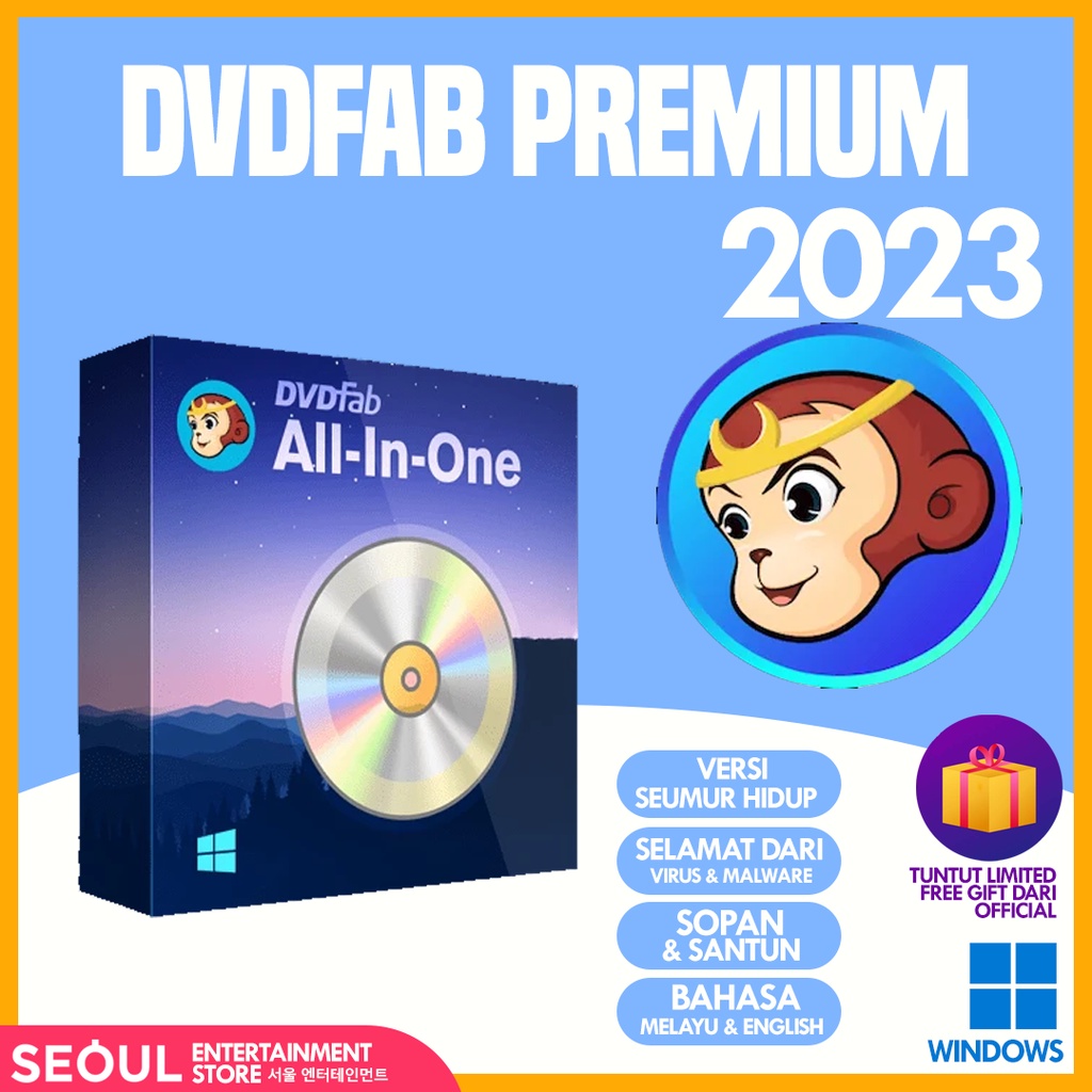DVDFab WINDOWS PC 🎇 LIFETIME PREMIUM 🎇 EASY INSTALL 🎇 FAST DELIVERY 🎇 ...