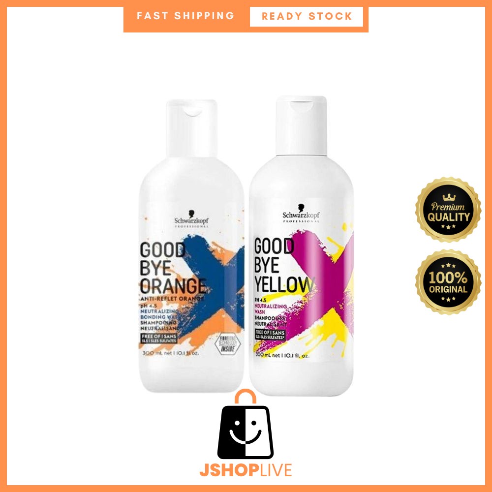 SCHWARZKOPF Color Washes Goodbye Yellow/Orange Shampoo - 300ML (BB ...